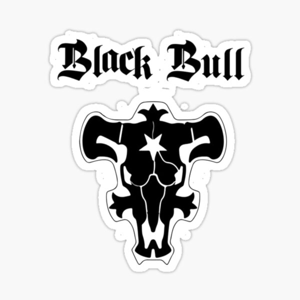 "Black Clover - Black Bull" Sticker for Sale by lionjak | Redbubble