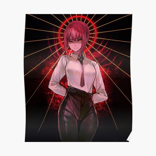 "Makima Chainsaw Man | Saint Style" Poster for Sale by Apis-Shop | Redbubble