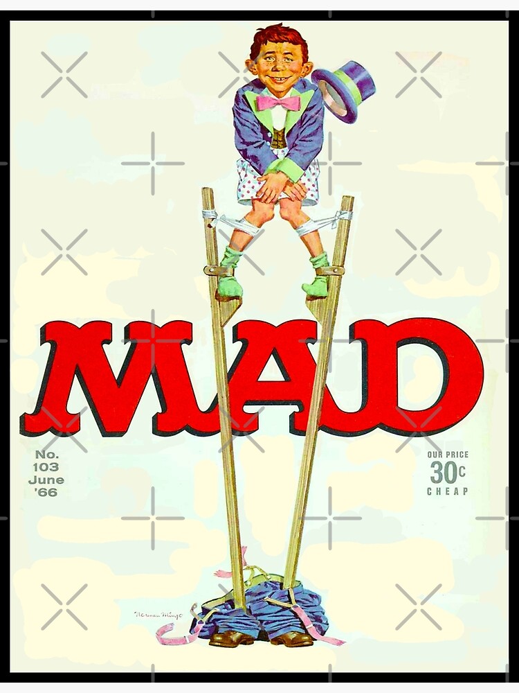 ANOTHER CLASSIC VINTAGE MAD MAGAZINE COVER ART YES Art Print For another-classic-vintage-mad-magazine-cover-art-yes-art-print-for