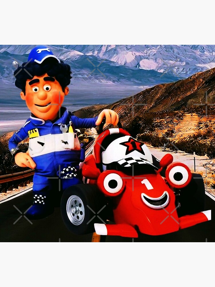 "Roary the racing car" Art Print for Sale by shining-art | Redbubble