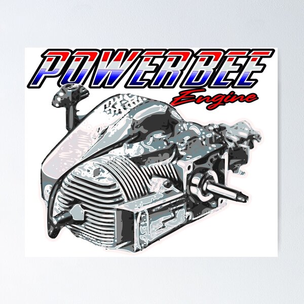 "West Bend Power Bee 580" Poster for Sale by PowerBeeEngine | Redbubble