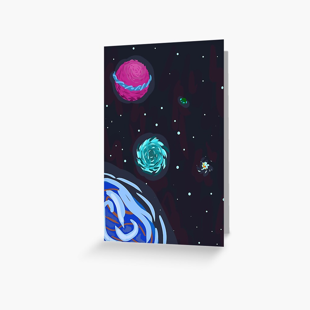 "Galaxy" Greeting Card by LazyDreams | Redbubble