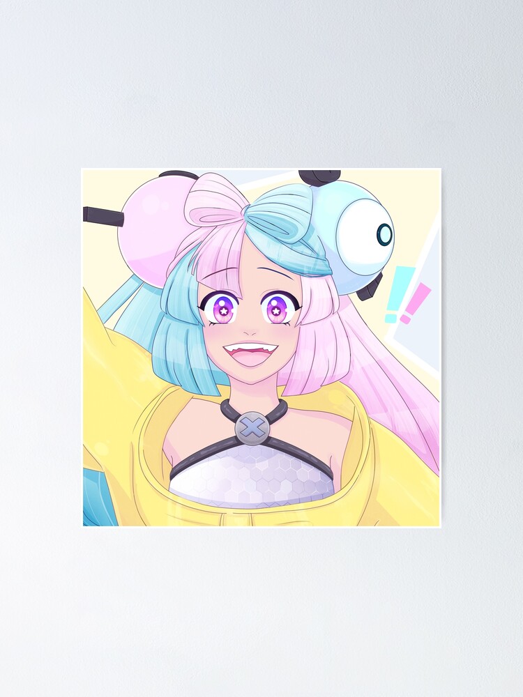 "Scarlet Violet Electric Gym Leader Iono" Poster for Sale by Owlhana ...