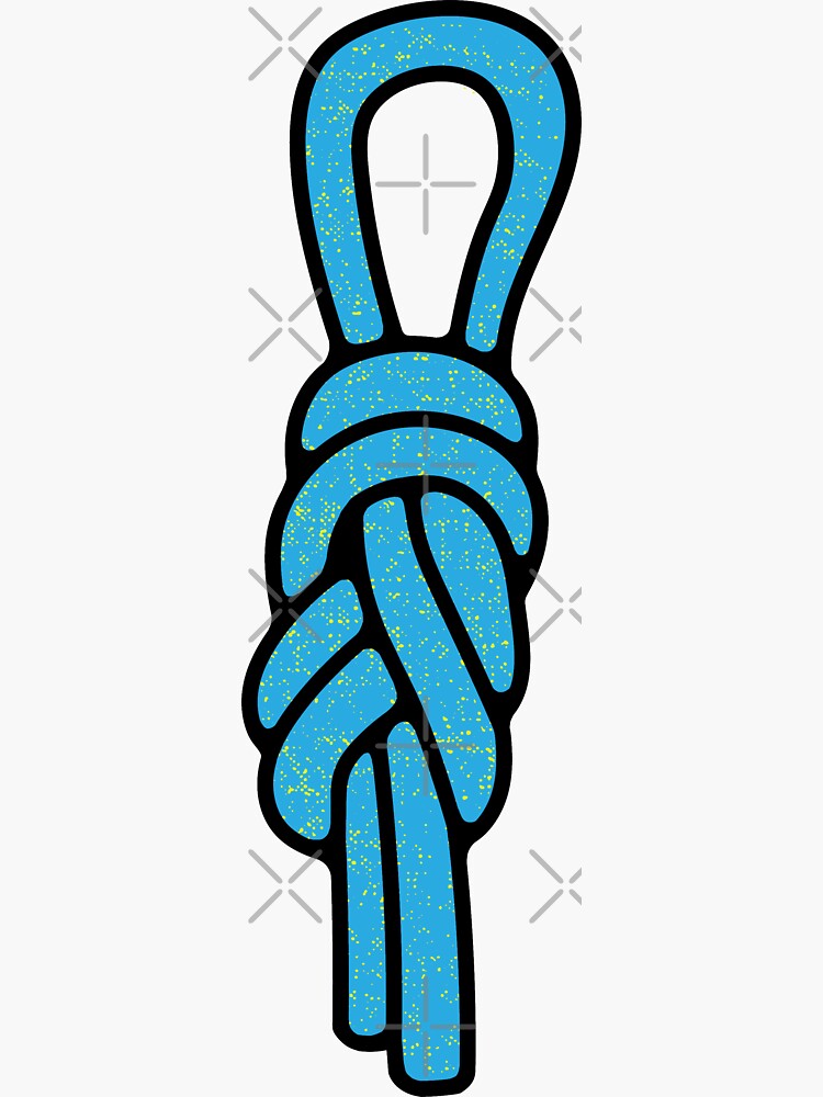"Double Figure Eight Climbing Knot" Sticker for Sale by maura41 | Redbubble