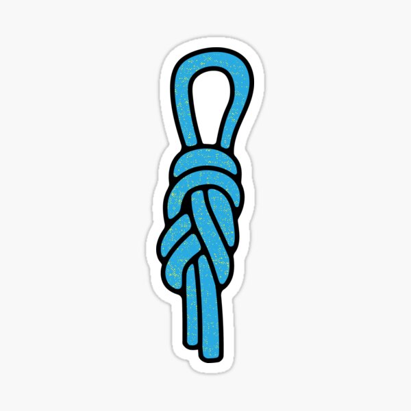 "Double Figure Eight Climbing Knot" Sticker for Sale by maura41 | Redbubble