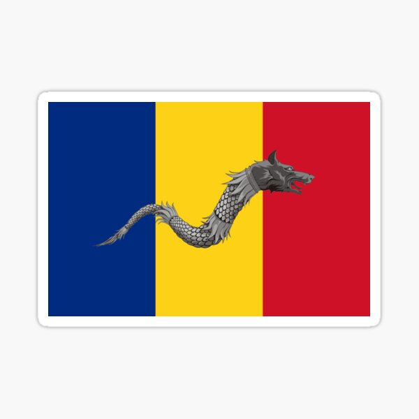 "Romanian Dacian Flag" Sticker for Sale by ShinGoukiSon | Redbubble