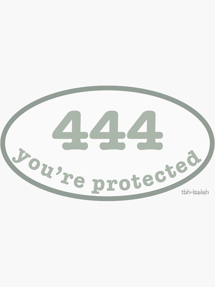 "444" Sticker for Sale by tbh-isaiah | Redbubble