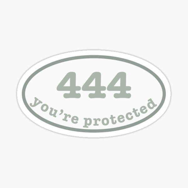 "444" Sticker for Sale by tbh-isaiah | Redbubble