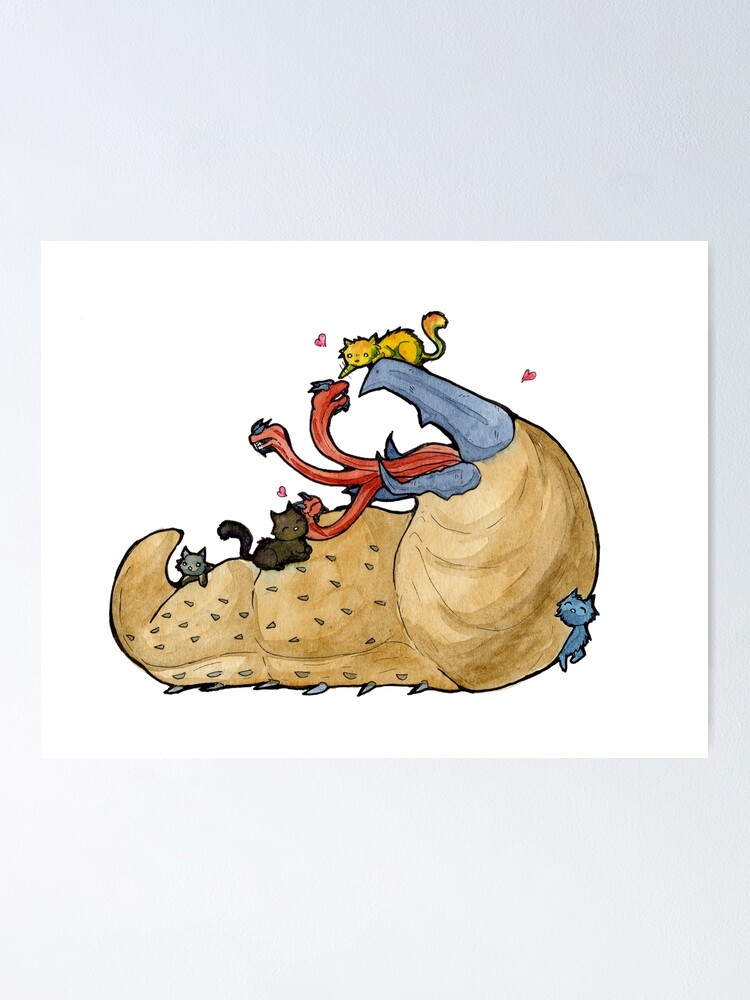"Graboids Love Kittens" Poster for Sale by izzycreates | Redbubble