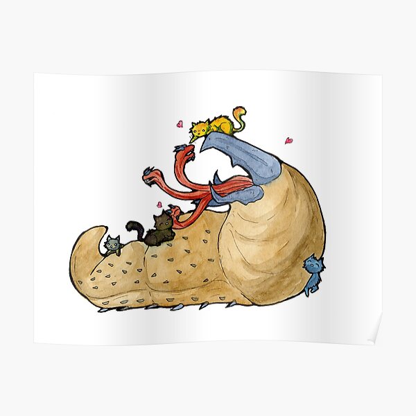 "Graboids Love Kittens" Poster for Sale by izzycreates | Redbubble