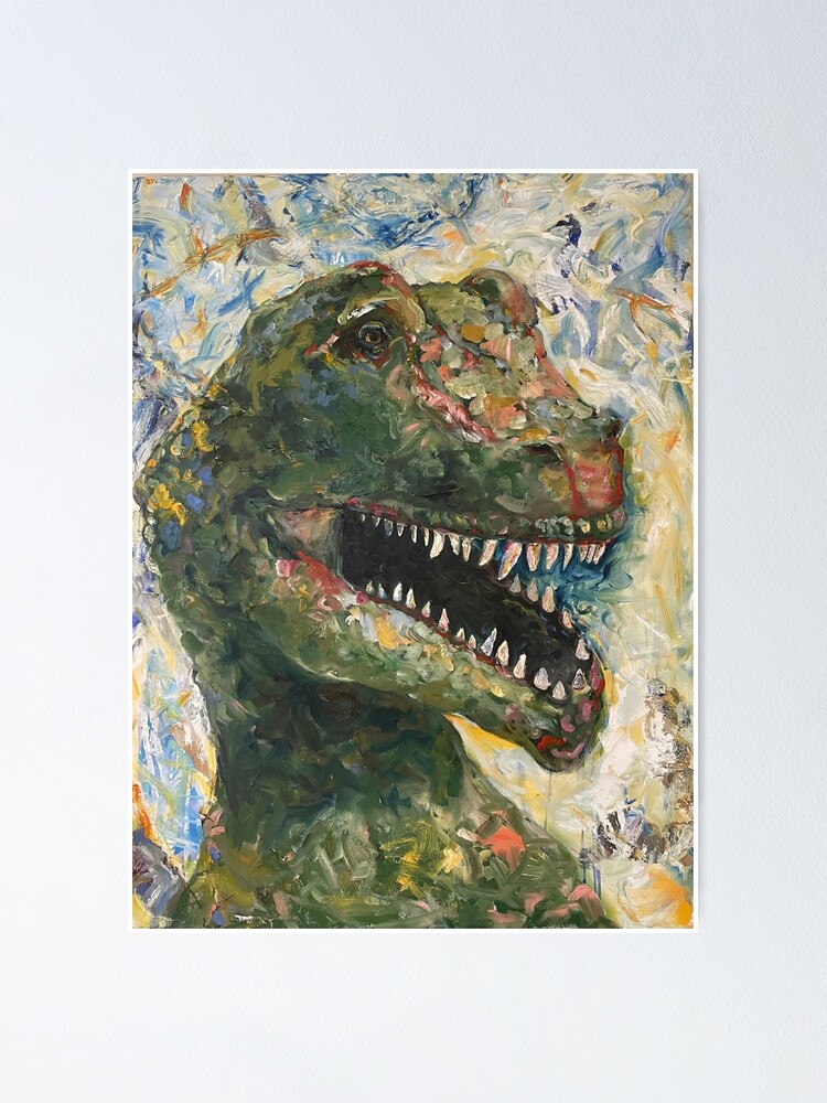 "T-rex" Poster for Sale by rigtok | Redbubble
