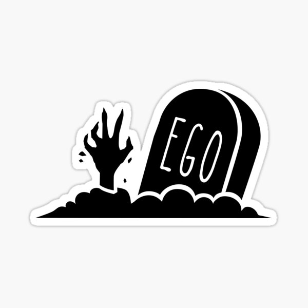 "Ego Death" Sticker for Sale by ExhaleKisses | Redbubble
