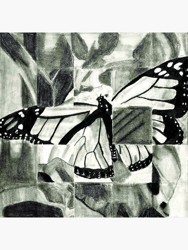 "Butterfly Collage" Sticker for Sale by Bel-Atizay | Redbubble