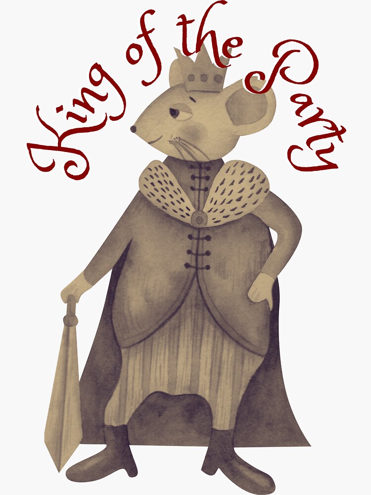 "The Rat King from Nutcracker" Sticker for Sale by YCPLA | Redbubble
