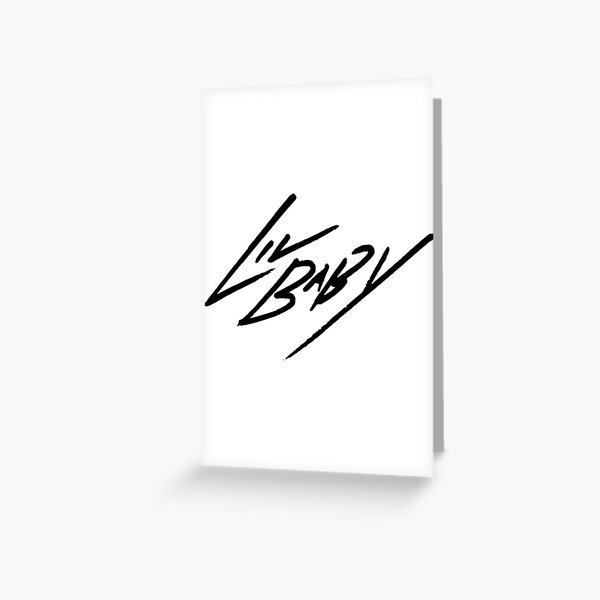 "Lil Baby Merch Lil Baby Logo" Greeting Card for Sale by RedhirZo ...