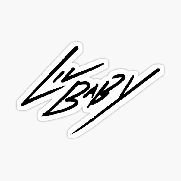 "Lil Baby Merch Lil Baby Logo" Sticker for Sale by RedhirZo | Redbubble