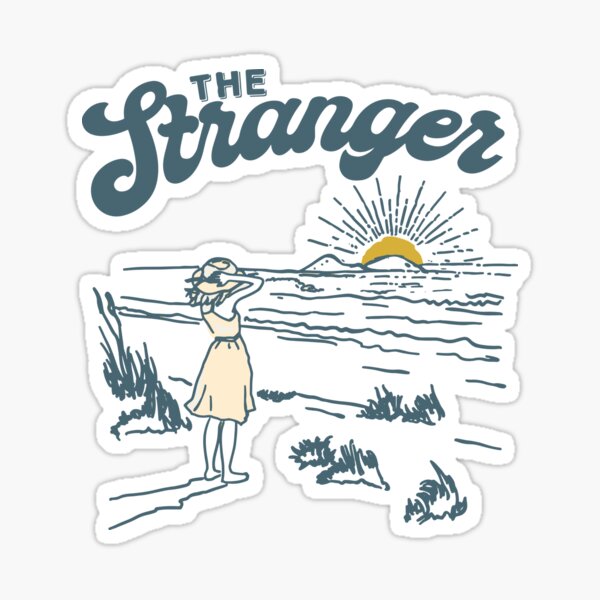 "The Stranger" Sticker for Sale by mehmetagar1 | Redbubble
