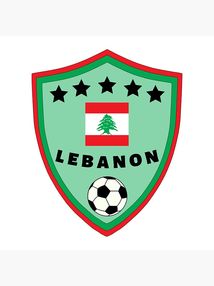 "Lebanon Football Team" Sticker for Sale by Footballunite | Redbubble