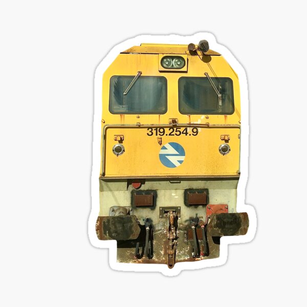 "Train driver train geek Spain railway 319 train railway" Sticker for ...