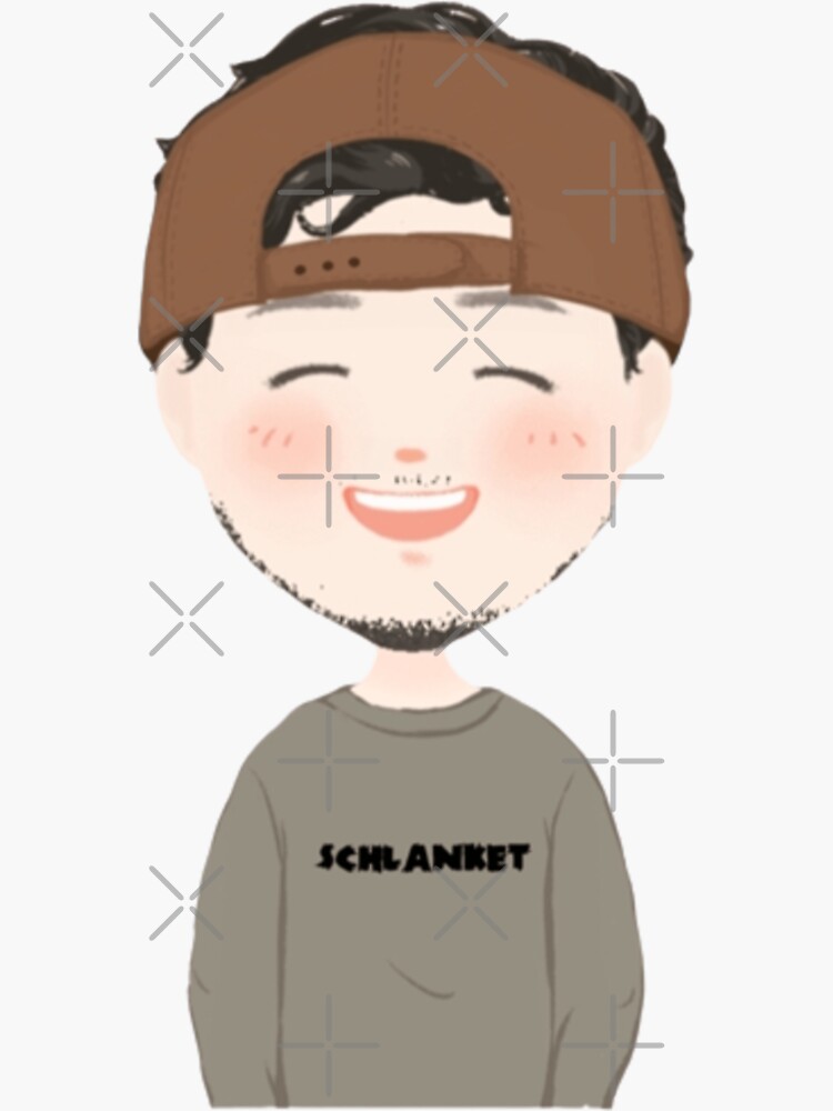 "schlanket stiker -cute Jschlatt" Sticker for Sale by Goldeenu | Redbubble