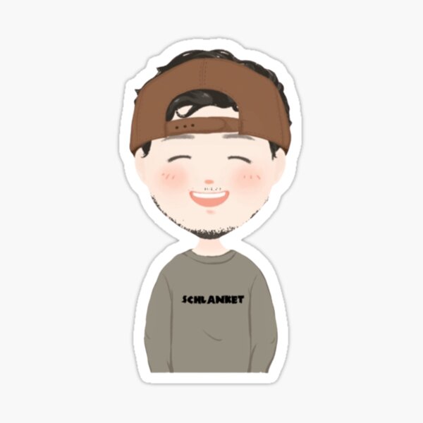 "schlanket stiker -cute Jschlatt" Sticker for Sale by Goldeenu | Redbubble