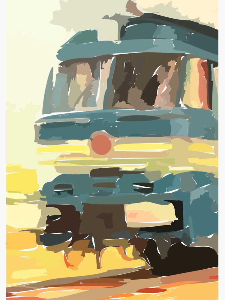 "decoration train railway station love trains rail geek" Sticker for ...