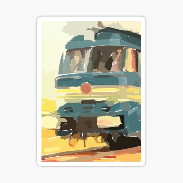 "decoration train railway station love trains rail geek" Sticker for ...