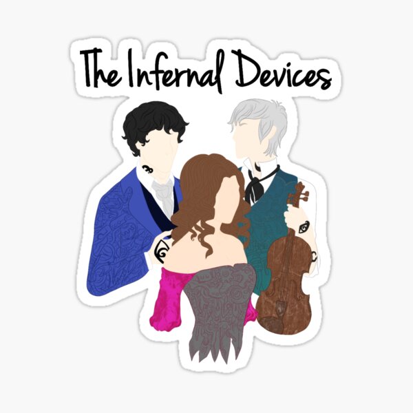"The Infernal devices " Sticker by LittleDemon19 | Redbubble