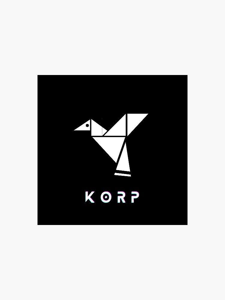 "Korp design logo" Sticker for Sale by Korp-shop | Redbubble