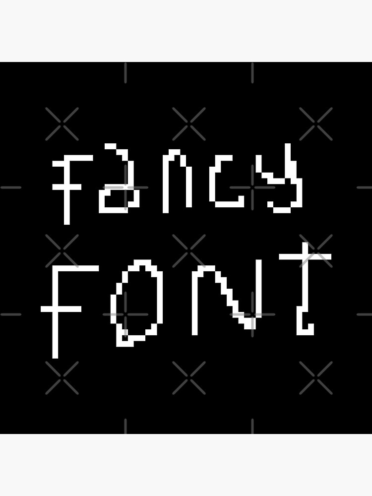 "Fancy font pixel quote" Sticker for Sale by FILTER8 | Redbubble