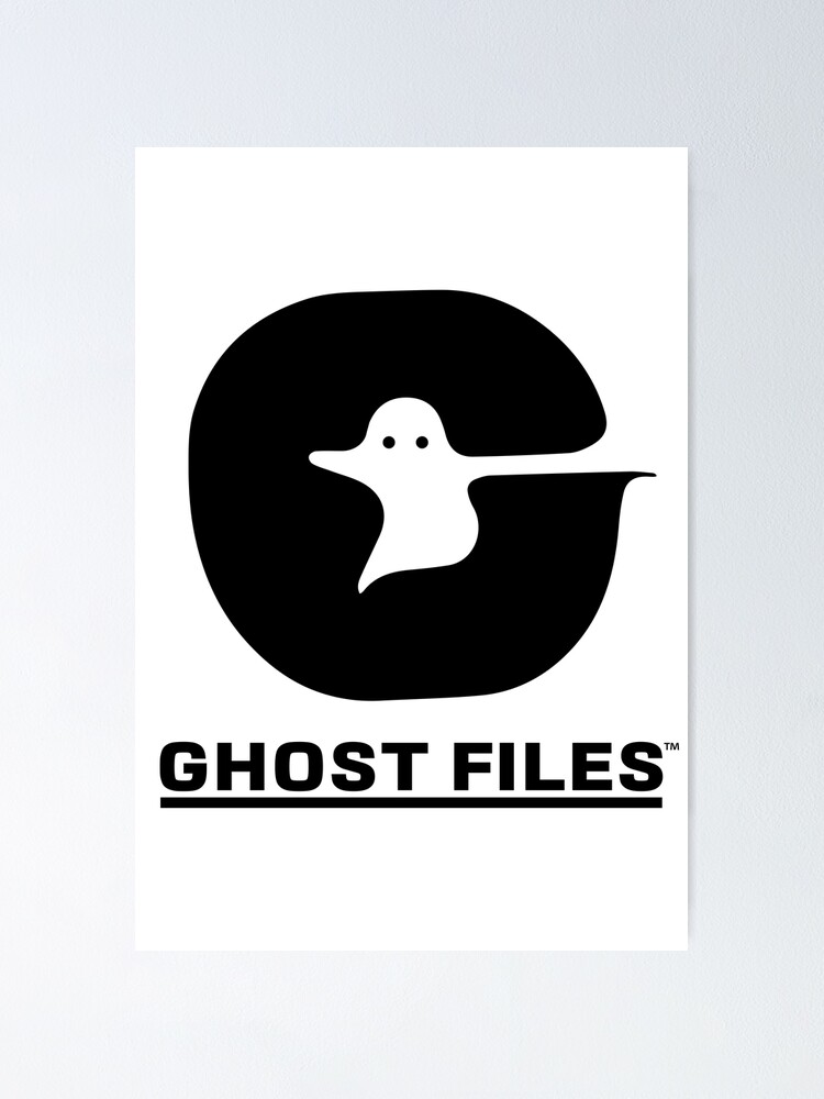 "Ghost Files Merch Ghost Files Logo" Poster for Sale by RayessAya ...
