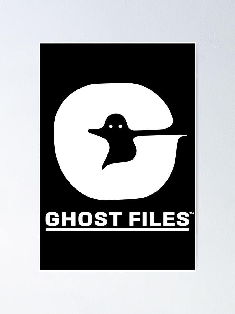 "Ghost Files Merch Ghost Files Logo" Poster for Sale by RayessAya ...