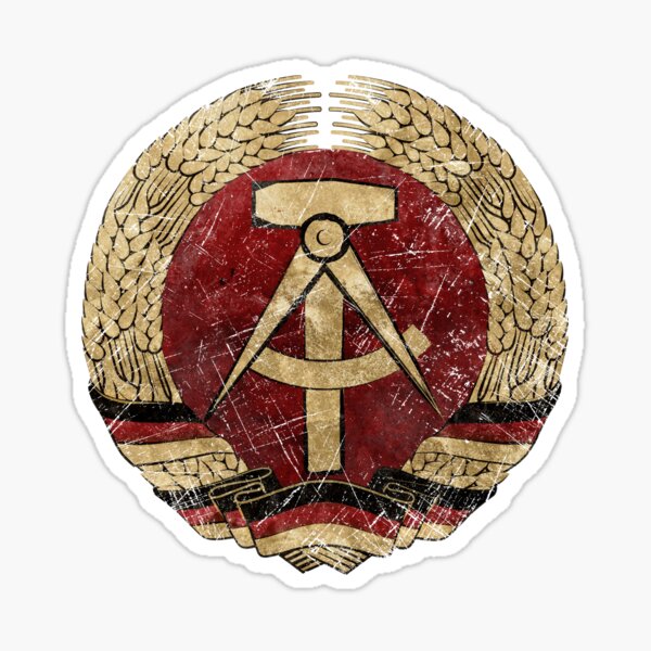 Sticker: Ddr | Redbubble