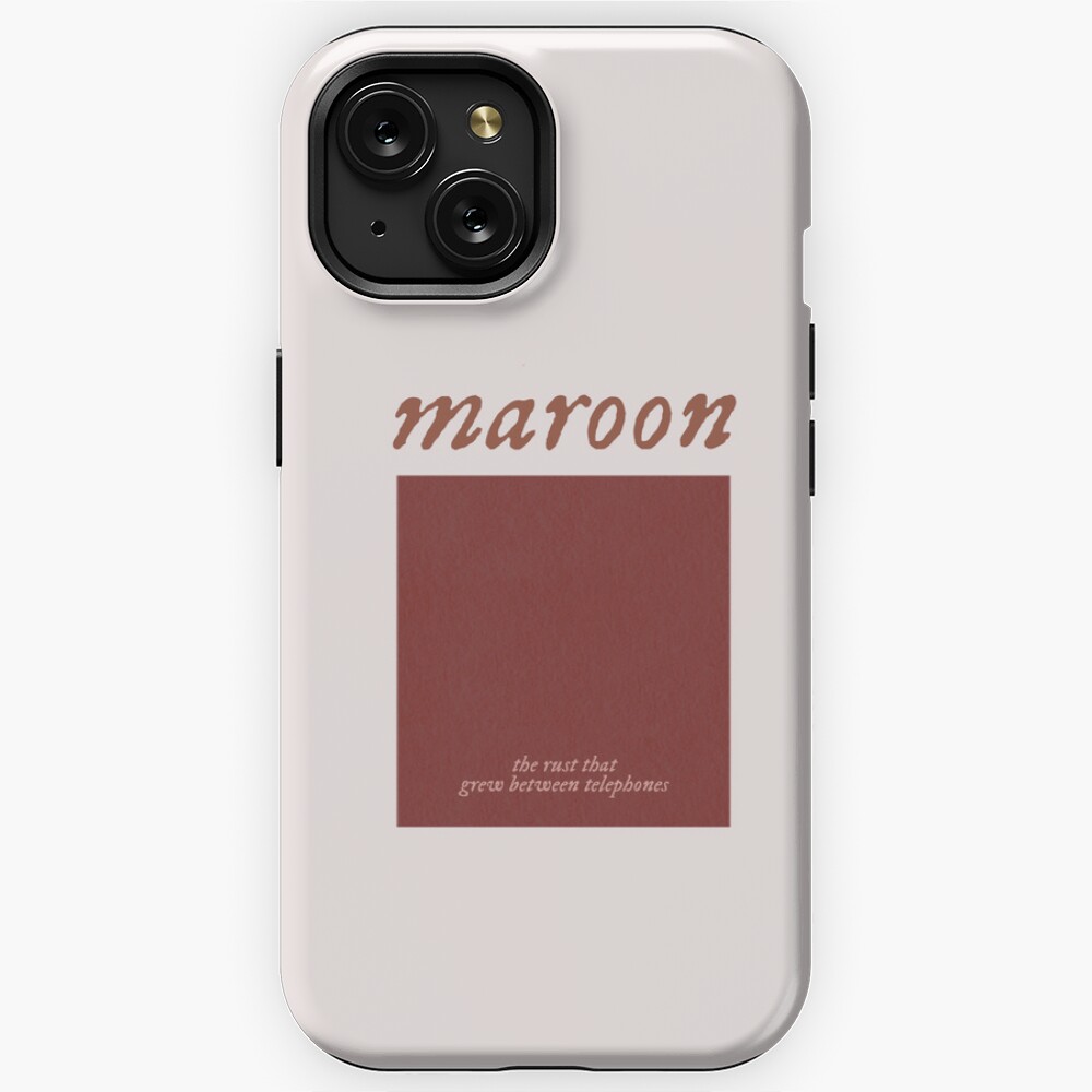 "maroon lyric color palette / graphic design" Sticker for Sale by ...