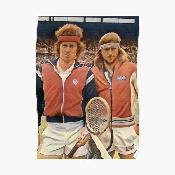 "Borg and McEnroe 4: The Greatest Rivalry In Tennis" Poster for Sale by ...