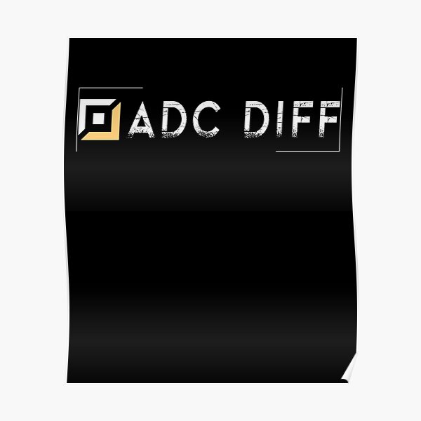 "adc diff tilter tilted gaming" Poster for Sale by ChriizzGoku | Redbubble