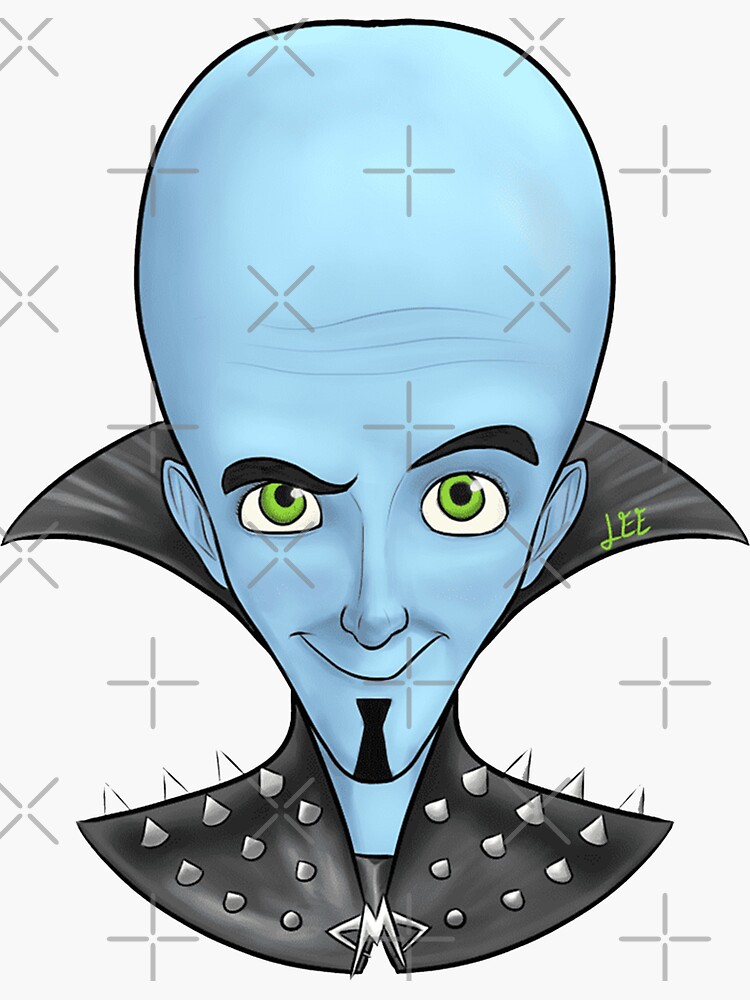 "megamind" Sticker for Sale by LondownDesign | Redbubble