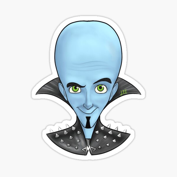 "megamind" Sticker for Sale by LondownDesign | Redbubble