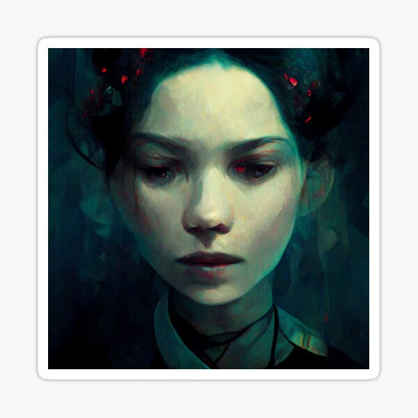 "The One Who Knows But Cannot Tell" Sticker for Sale by FrozenInTime707 ...