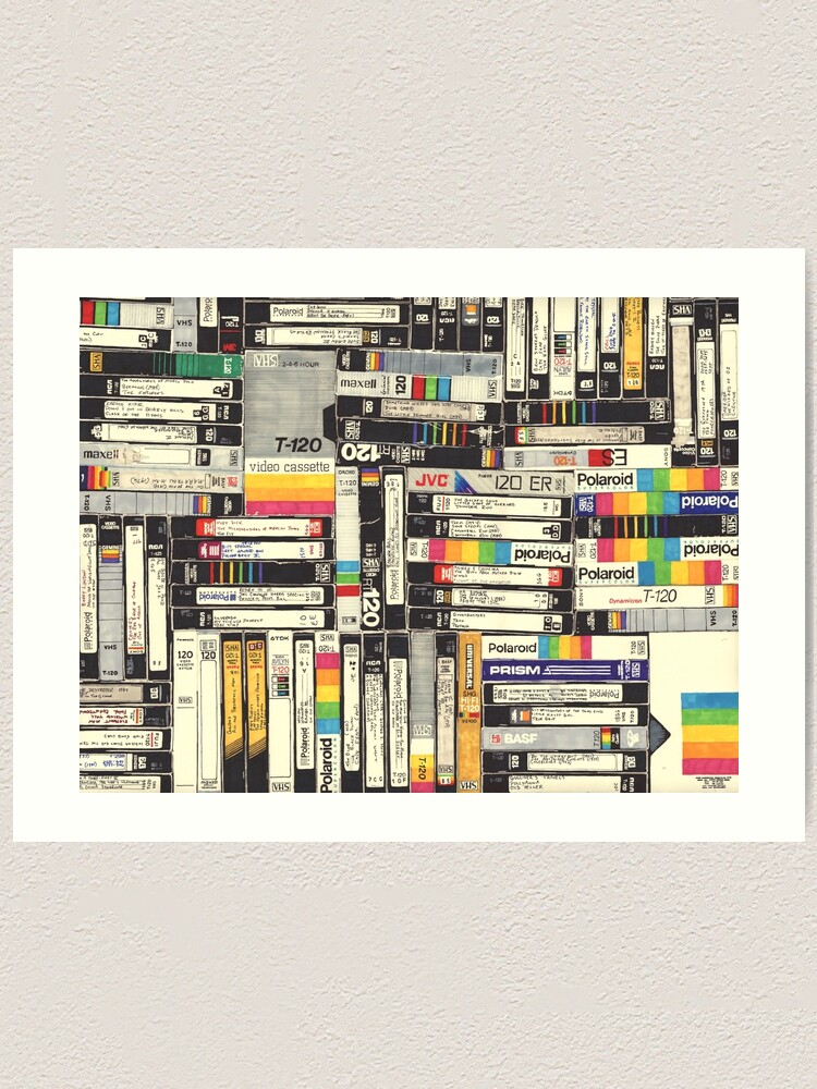"VHS" Art Print for Sale by hbthornton | Redbubble