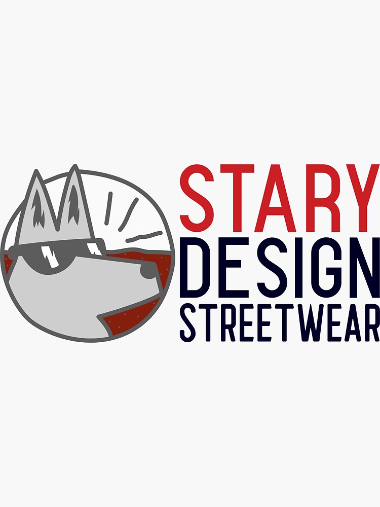 "Stary Design Streetwear" Sticker for Sale by StaryDesign | Redbubble