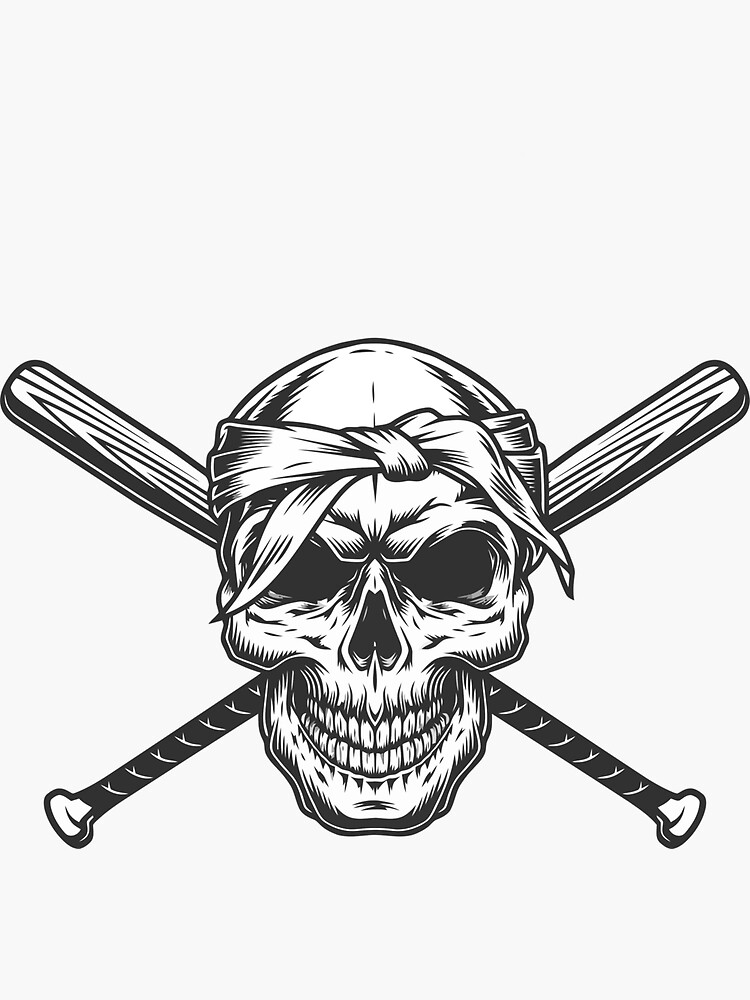 "Skull Gang" Sticker for Sale by URBANPSYCHO | Redbubble
