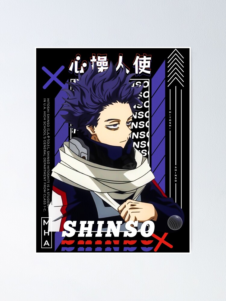 "Hitoshi Shinso - Boku No Hero Academia" Poster for Sale by Saghanime ...