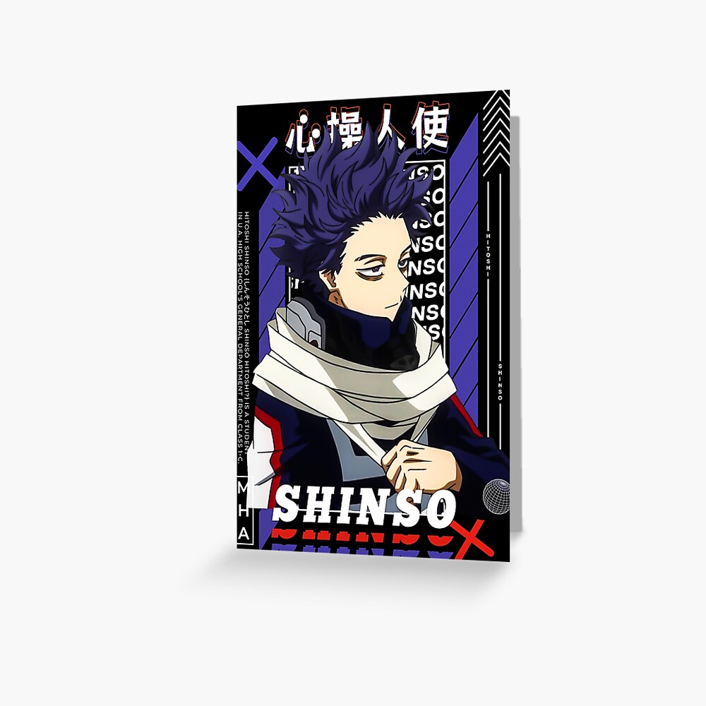 "Hitoshi Shinso - Boku No Hero Academia" Greeting Card for Sale by ...