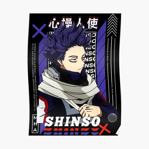 "Hitoshi Shinso - Boku No Hero Academia" Poster for Sale by Saghanime ...