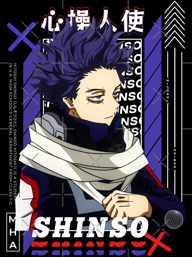 "Hitoshi Shinso - Boku No Hero Academia" Sticker for Sale by Saghanime ...