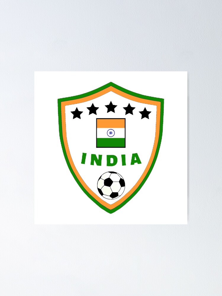 "India Football Team" Poster for Sale by Footballunite | Redbubble