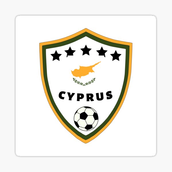 "Cyprus Football Team" Sticker for Sale by Footballunite | Redbubble