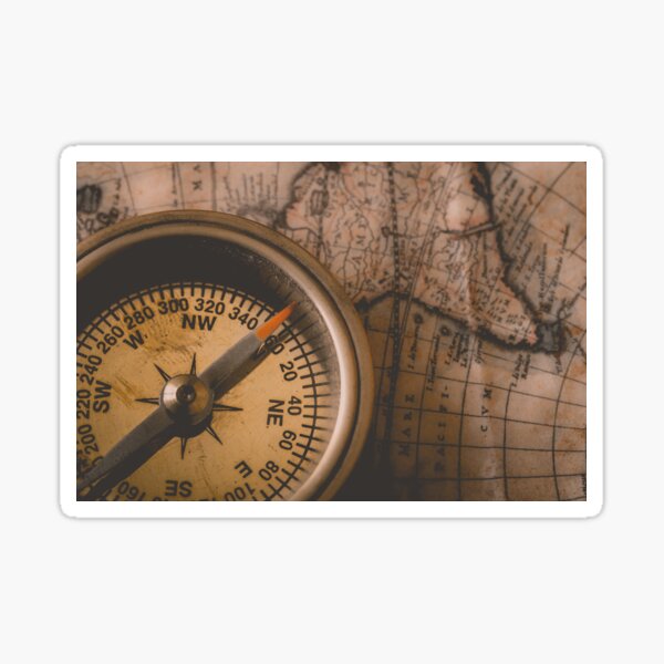 "North East West and South" Sticker for Sale by Gentle40Winks | Redbubble