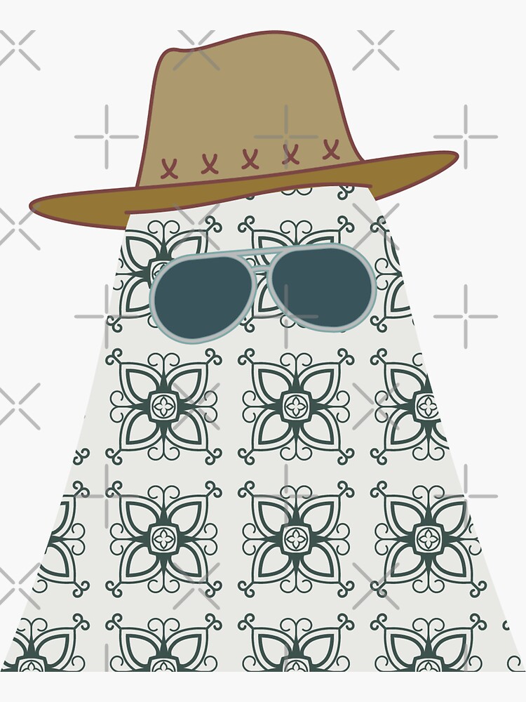 "anti hero hat ghost taylor" Sticker for Sale by mad-ghost | Redbubble